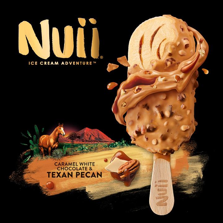 Nuii Caramel White Chocolate & Texan Pecan | FRONERI Austria
