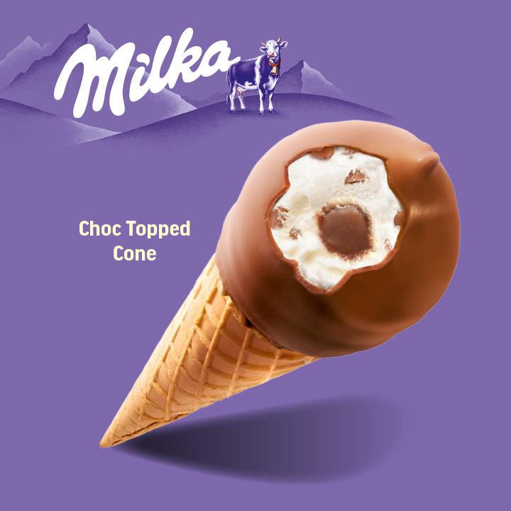 MILKA Choc Topped Cone | FRONERI Austria